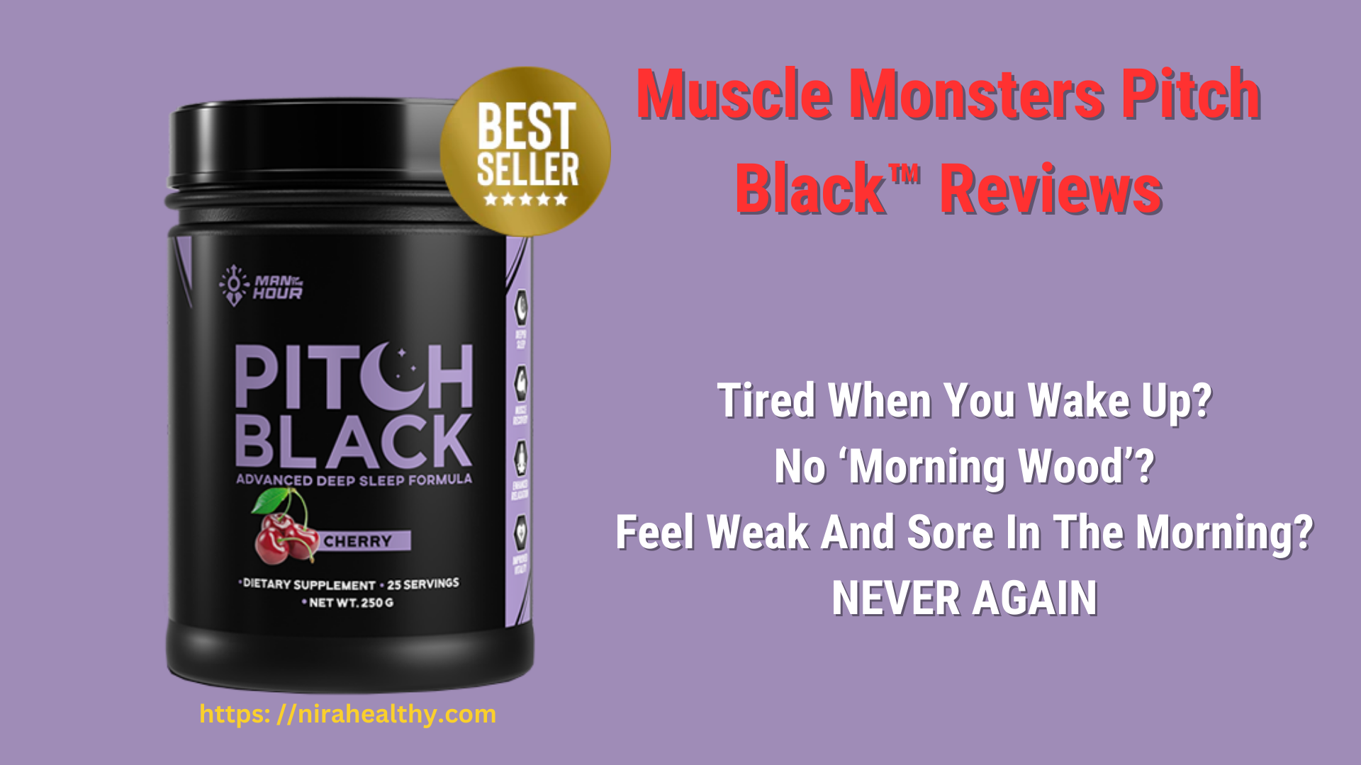 Muscle Monsters Pitch Black™ Reviews: Advanced Deep Sleep Formula for ...